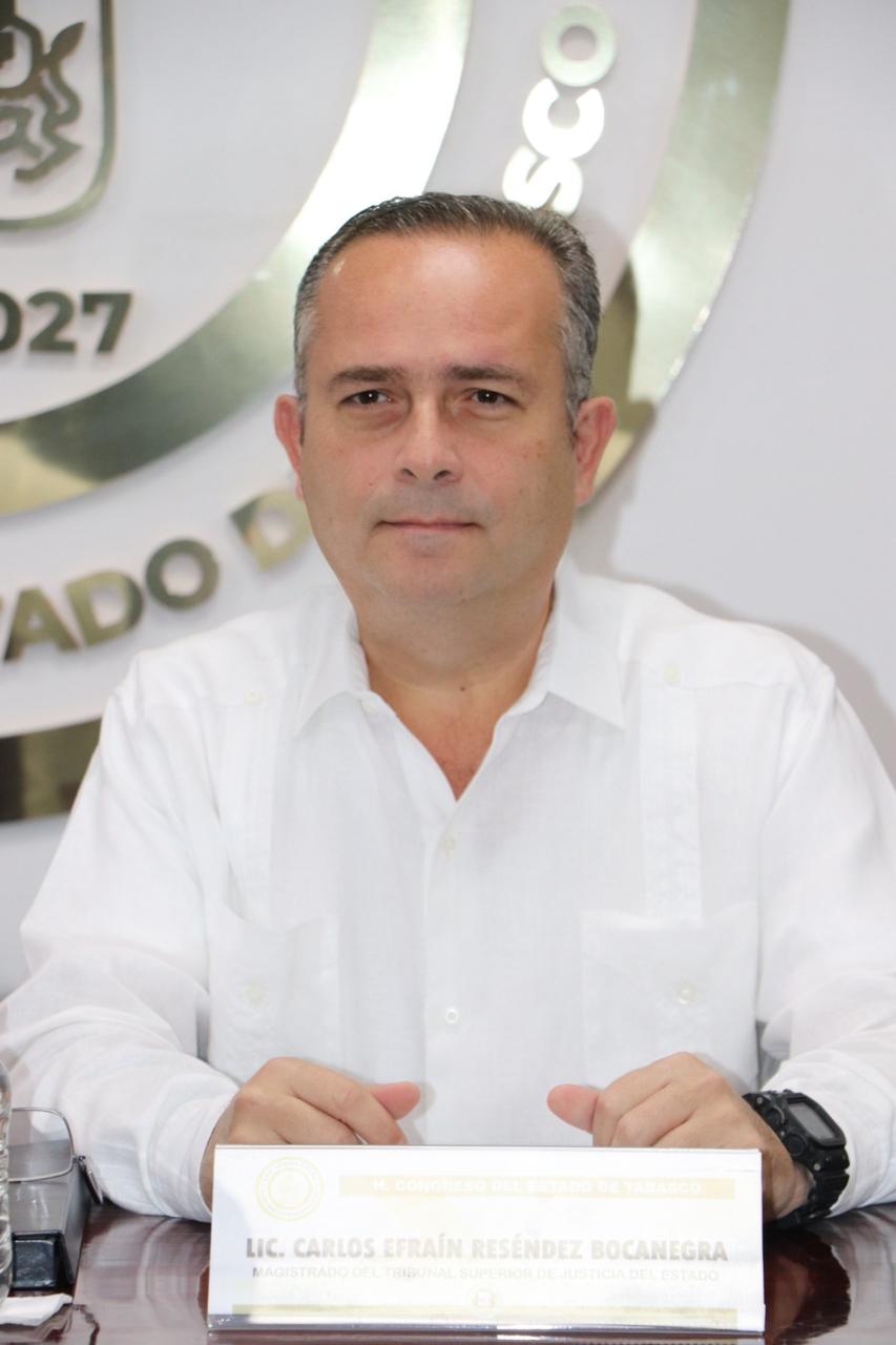 Discurso del magistrado Efrain Reséndez Bocanegra, Informe Anual de Labores